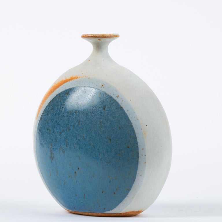 1970s Studio Pottery Bud Vase by Isabel Parks at 1stDibs