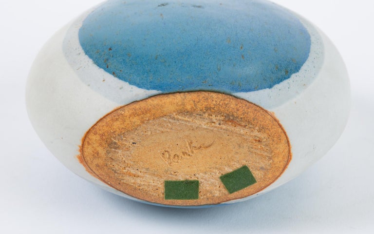 1970s Studio Pottery Bud Vase by Isabel Parks at 1stDibs