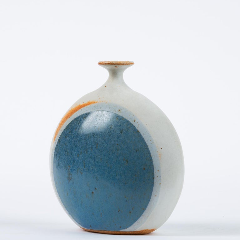 1970s Studio Pottery Bud Vase by Isabel Parks at 1stDibs