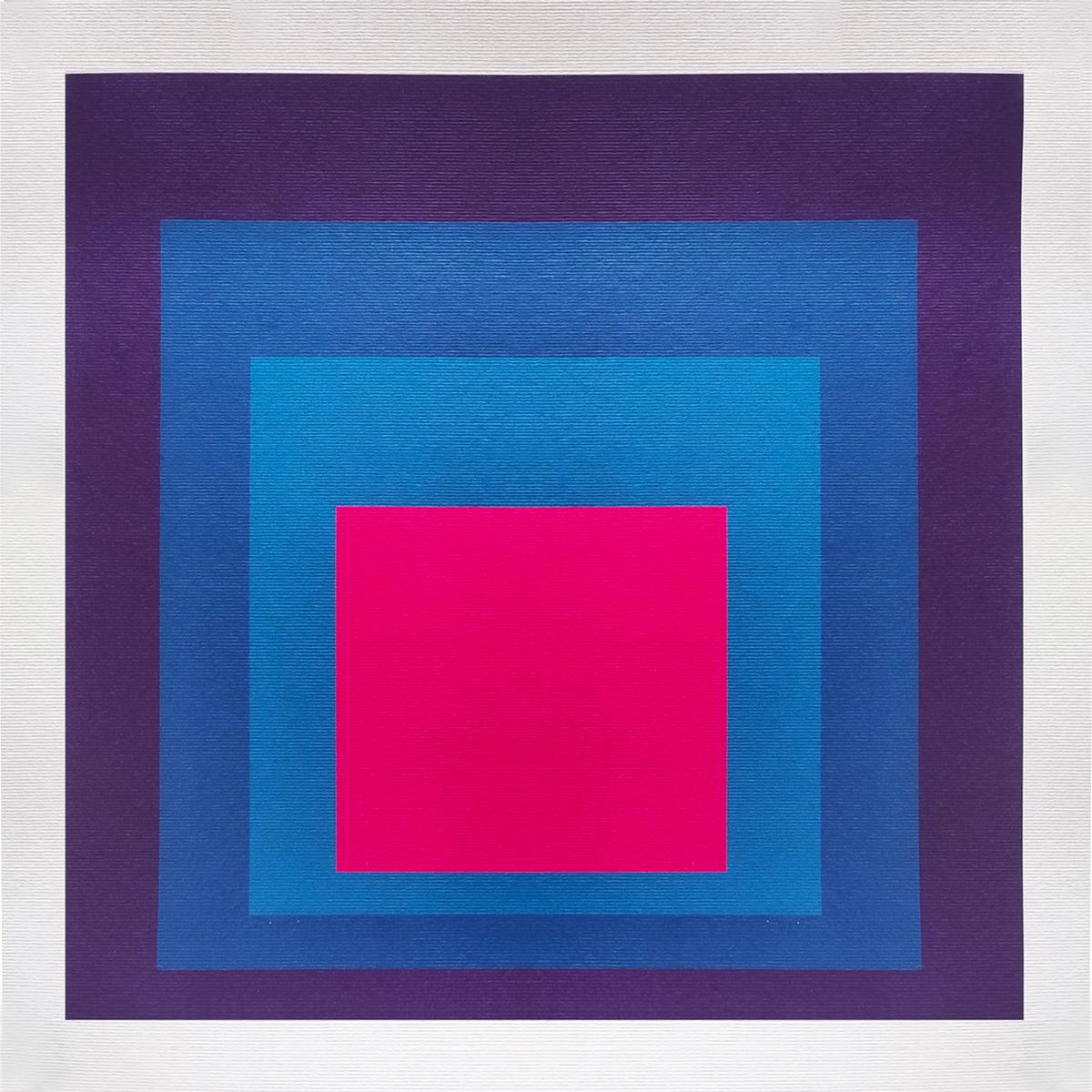 1970s Stunning Josef Albers "Homage to The Square" Lithograph by ...