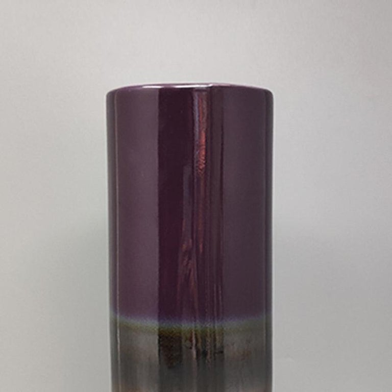 1970s Stunning Pair of Vases in Ceramic by F.lli Brambilla. Made in ...