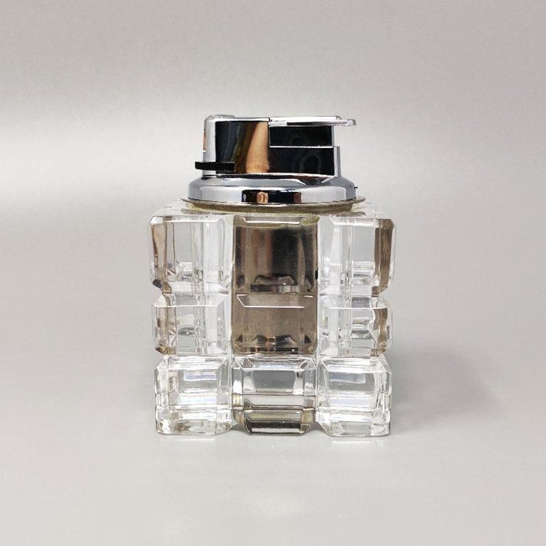 1970s Stunning Smoking Set in Crystal by Kristall Krisla, Made in Italy ...