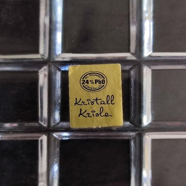 1970s Stunning Smoking Set in Crystal by Kristall Krisla, Made in Italy ...