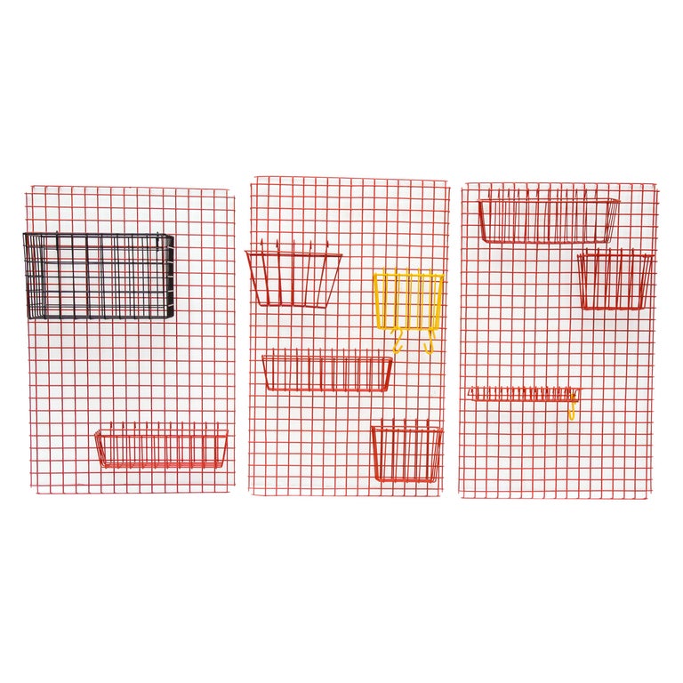 1970s Stylized Set of 3 Wall Units by Piero Polato for Robots Milano, Italian at 1stDibs