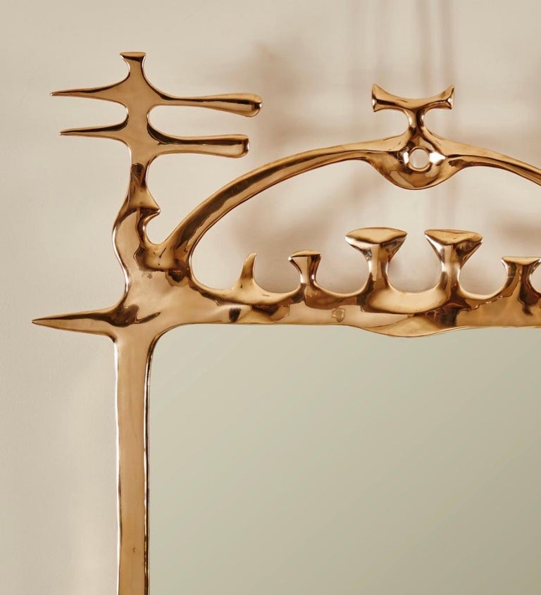 1970s Surrealist Mirror by Victor Roman For Sale at 1stDibs