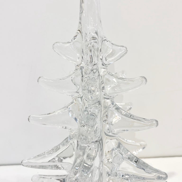 1970s Sweden Vintage FM Ronneby Tall Crystal Glass Tree Modernist ...