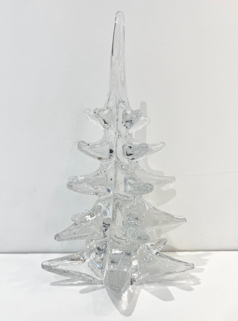 1970s Sweden Vintage FM Ronneby Tall Crystal Glass Tree Modernist ...