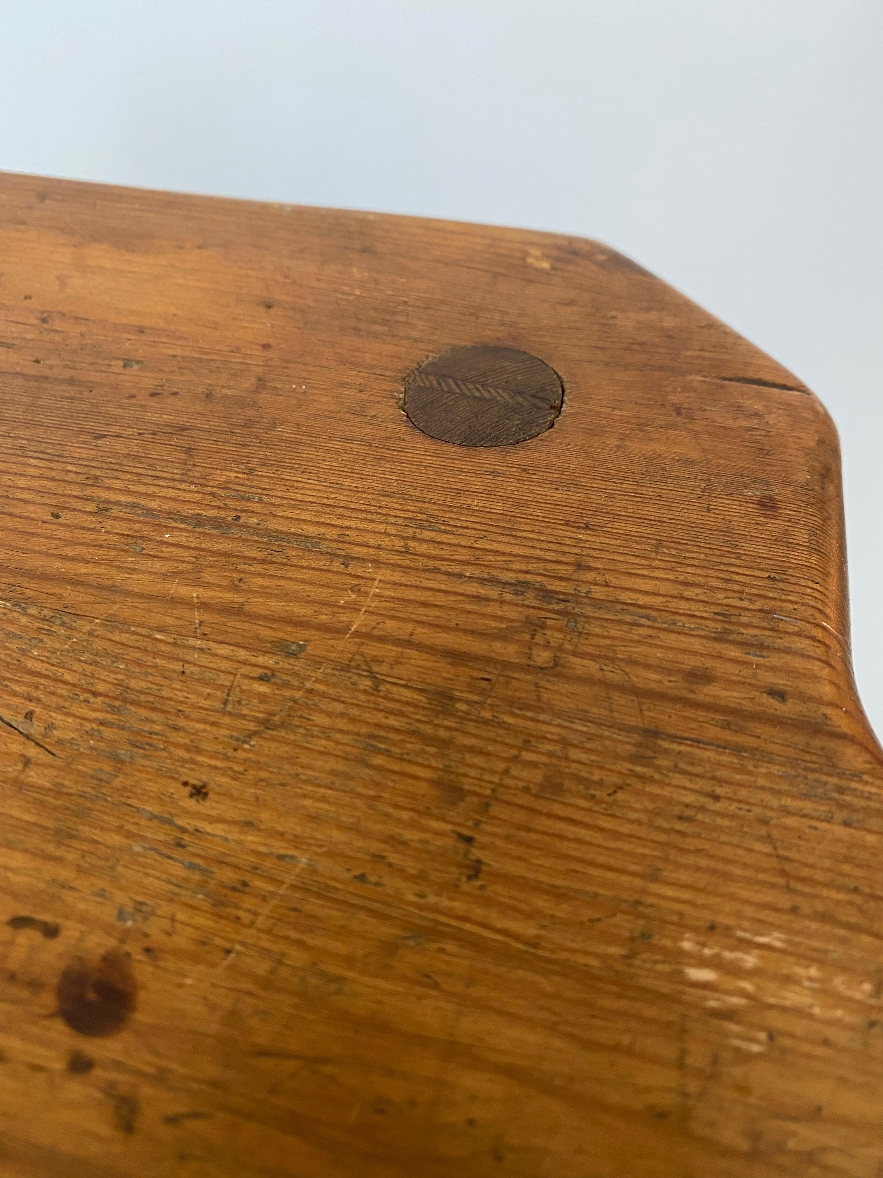 1970s, Swedish Pine Stool For Sale at 1stDibs | antique pine stool