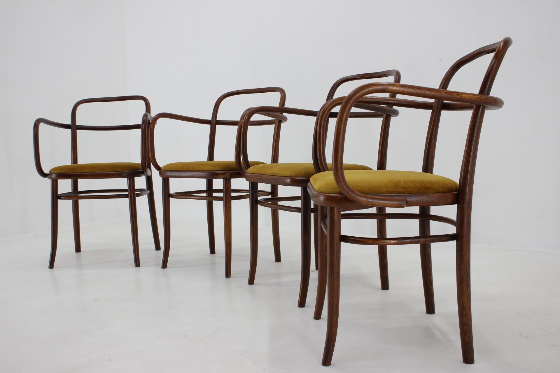 1970s Ton Bentwood Dining Chairs, Up to 12 Pieces For Sale at 1stDibs