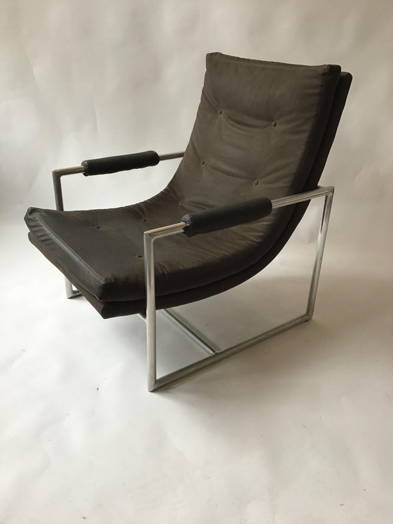 1970s Tubular Armchair For Sale at 1stDibs