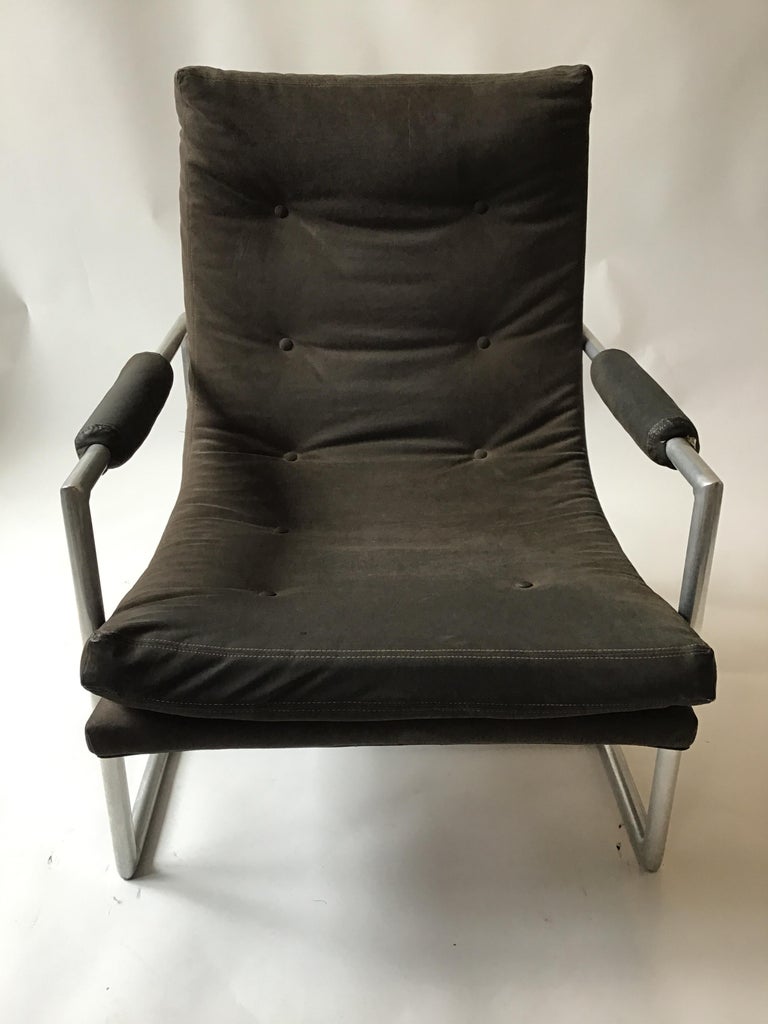 1970s Tubular Armchair For Sale at 1stDibs