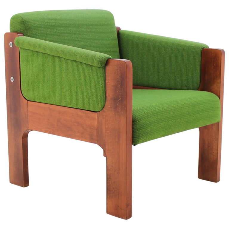 1970s Design Mid century Unique Lounge Chair, Czechoslovakia For Sale ...