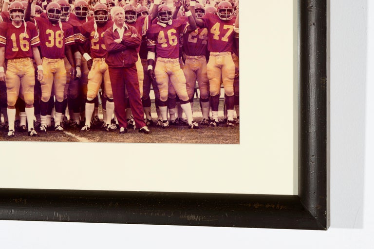 1970s USC Trojans Football Photograph with Coach John McKay, Newly ...