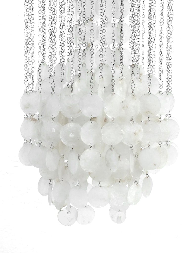 1970s Verner Panton Ceiling Lamp "Fun" Mother Pearl by Luber Original ...