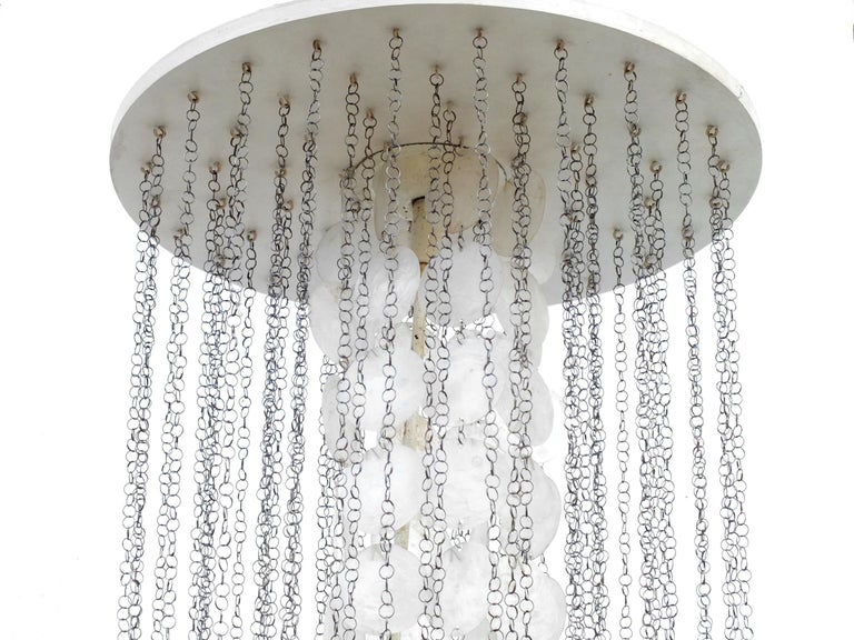 1970s Verner Panton Ceiling Lamp "Fun" Mother Pearl by Luber Original ...