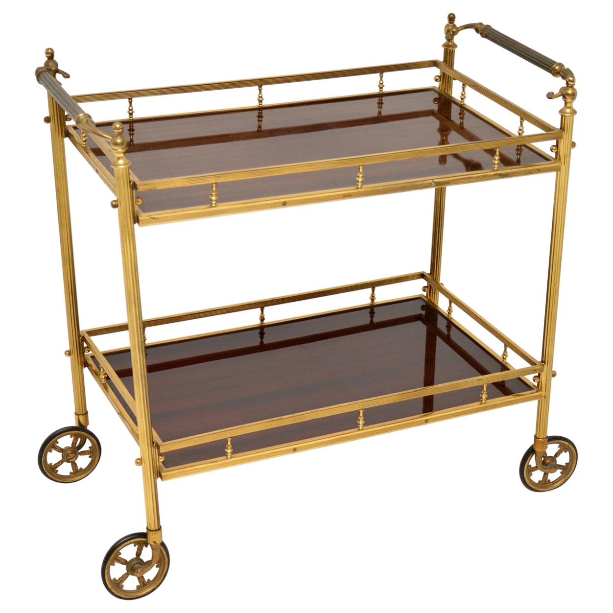 Mahogany English Trolley at 1stDibs