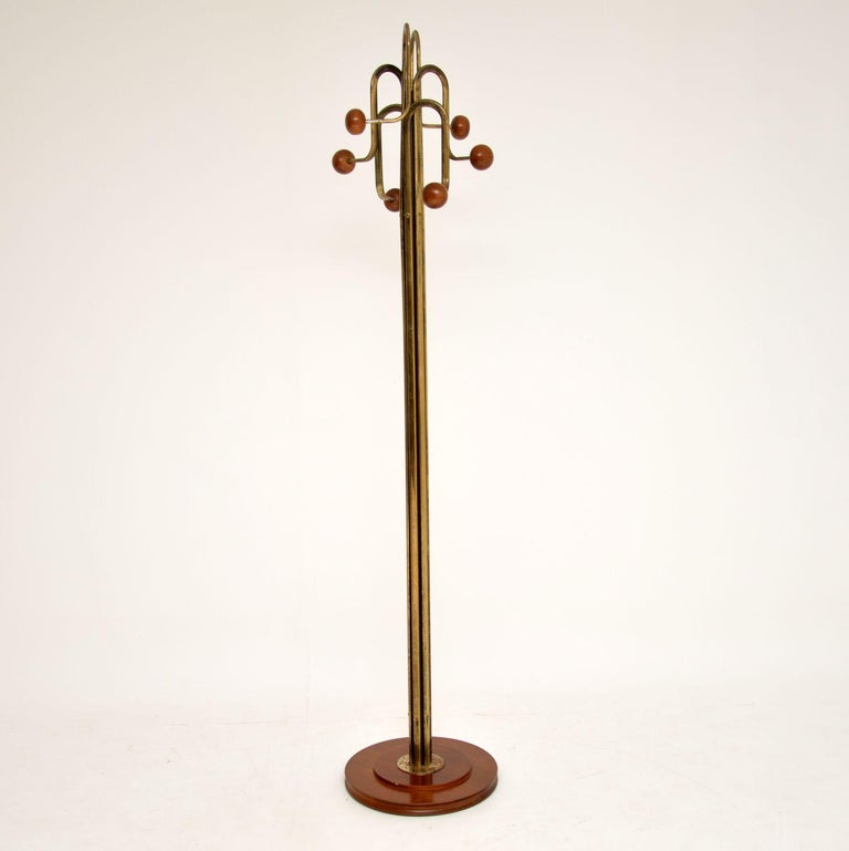 Vintage Wooden Standing Coat Rack - Tradingbasis