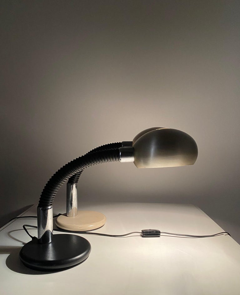 1970s Vintage Flexible Table Lamps, Set of Two, Gammalux, Italy For ...