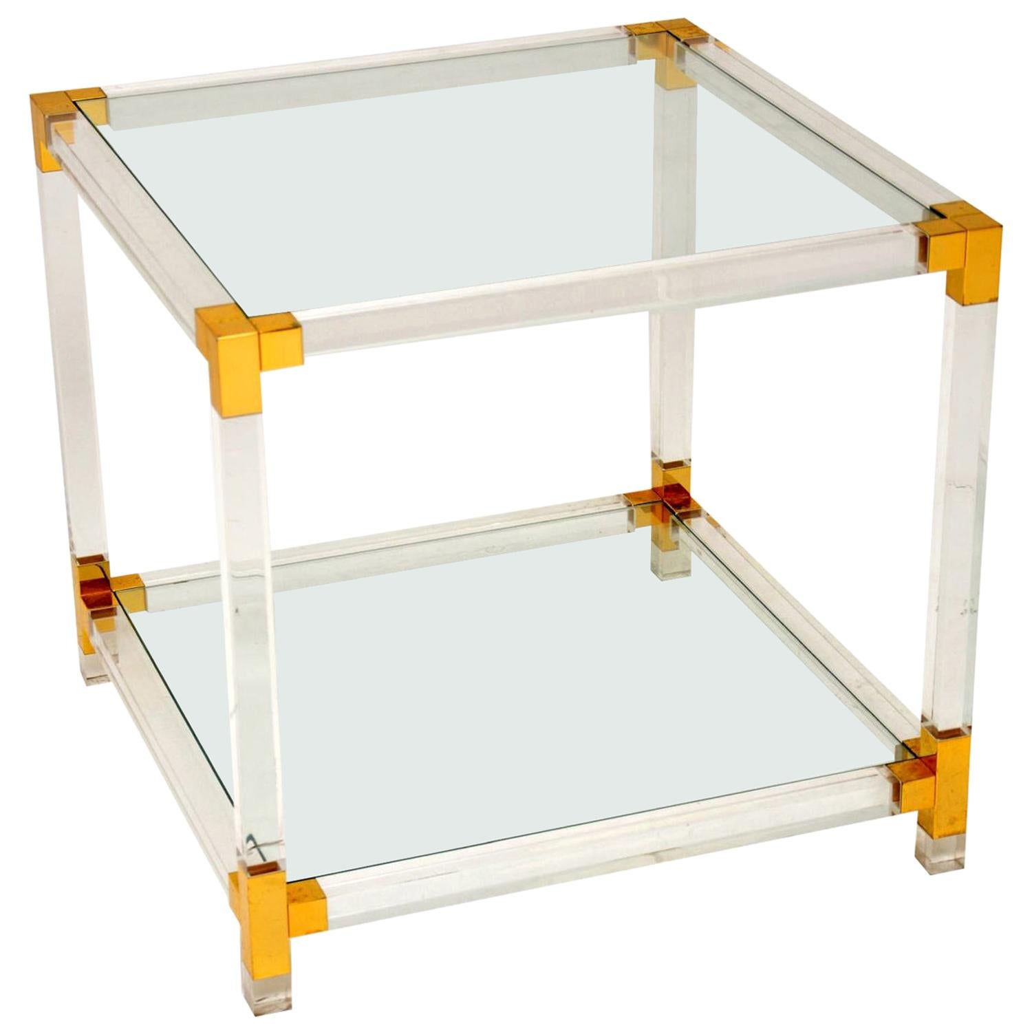 Bernhardt Acrylic Coffee Table at 1stDibs