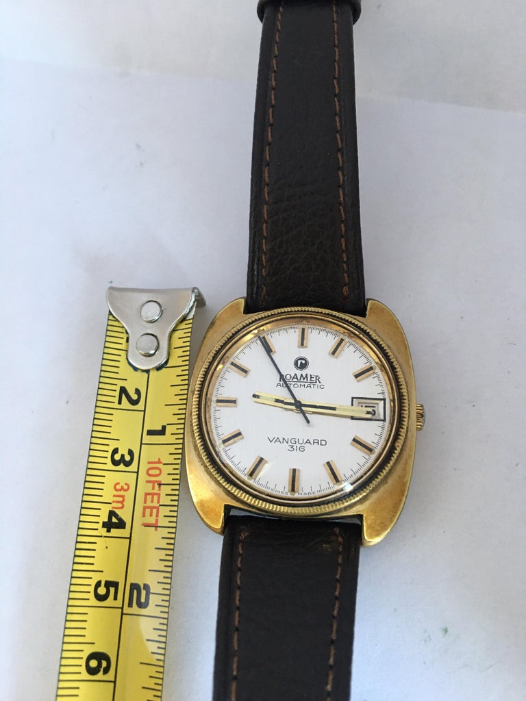 1970s vintage Gold-Plated / Stainless Steel Roamer Automatic Vanguard ...