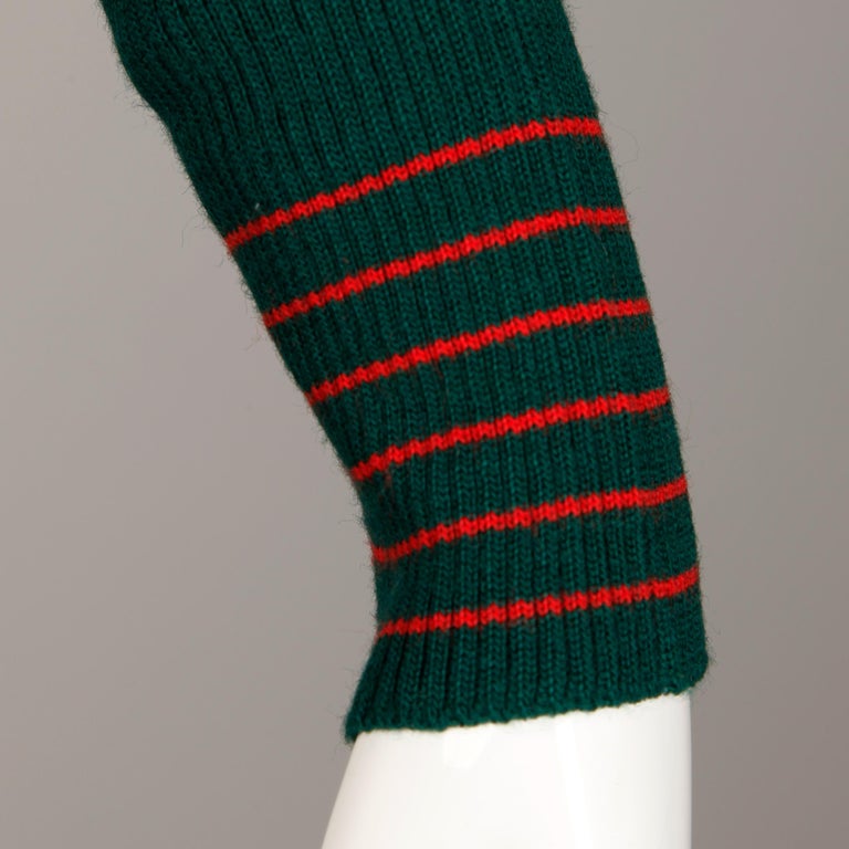 1970s Vintage Gucci Golf Sweater Top at 1stDibs | vintage gucci sweater ...