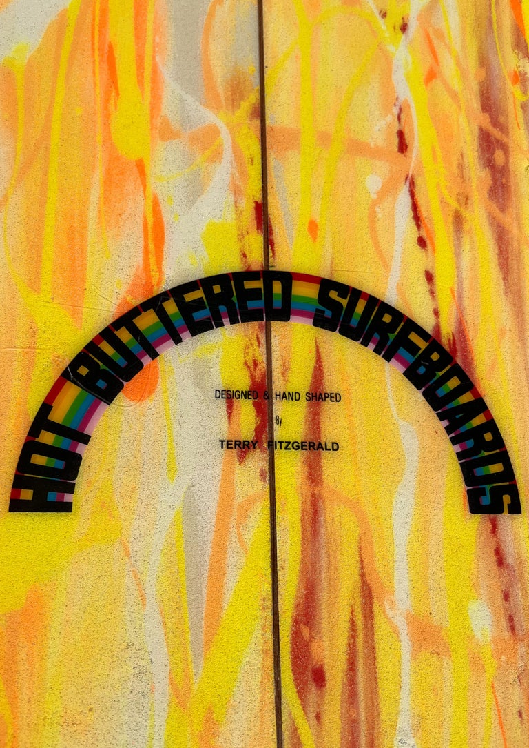 1970er Jahre Vintage Hot Buttered Wave Wand-Surfboard von Terry ...