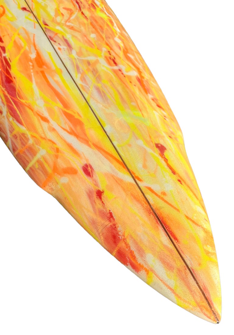 1970s Vintage Hot Buttered Wave Mural Surfboard by Terry Fitzgerald at ...