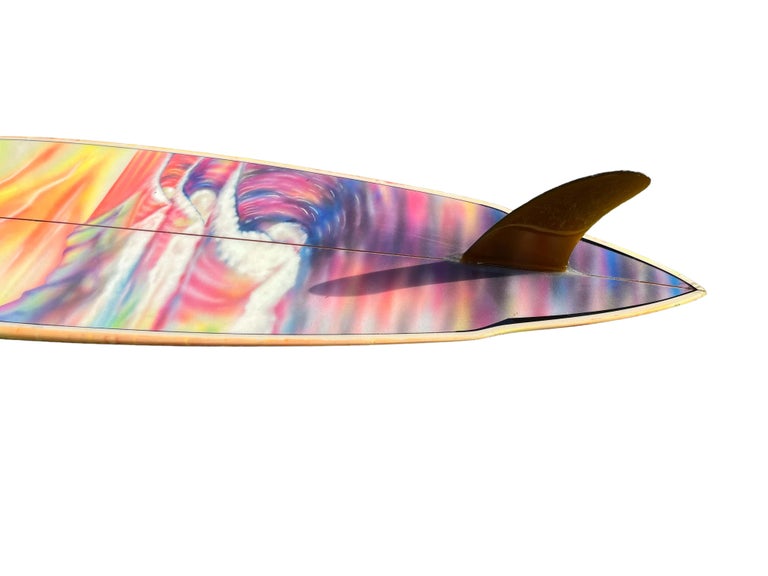 1970er Jahre Vintage Hot Buttered Wave Wand-Surfboard von Terry ...