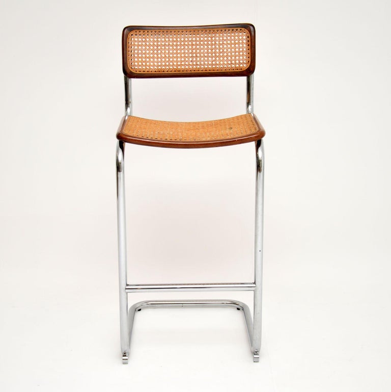 1970s Vintage Marcel Breuer Style Cesca Bar Stool at 1stDibs | vintage ...