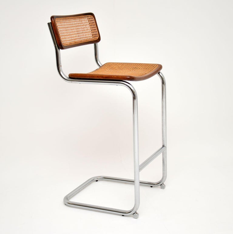 1970s Vintage Marcel Breuer Style Cesca Bar Stool at 1stDibs | vintage ...