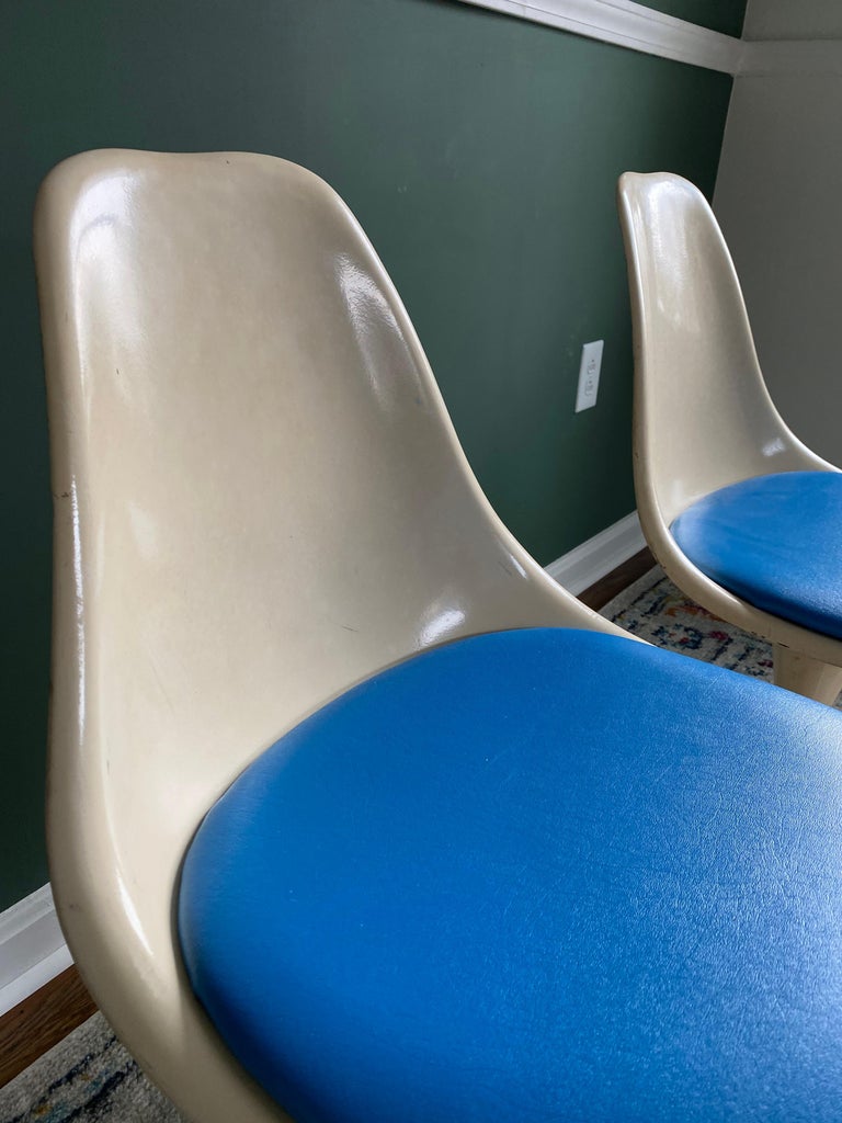 1970s, Vintage Maurice Burke Tulip Chairs, Pair For Sale at 1stDibs