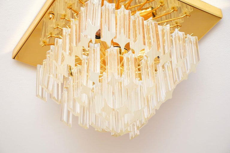 1970's Vintage Murano Glass Ceiling Light by Paulo Venini For Sale at ...