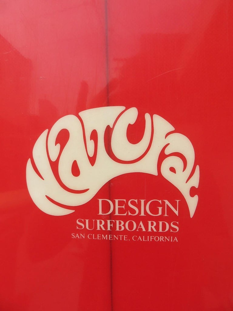 1970s Vintage Natural Design surfboard by Midget Smith For Sale at 1stDibs