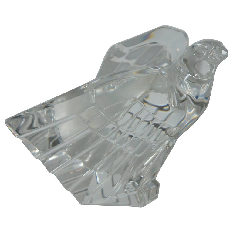1970s Vintage Steuben Art Glass American Eagle Figurine Donald Pollard ...