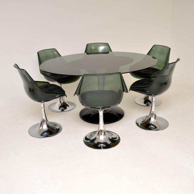 1970's Vintage Tulip Dining Table and Chairs by Chromcraft For Sale at ...