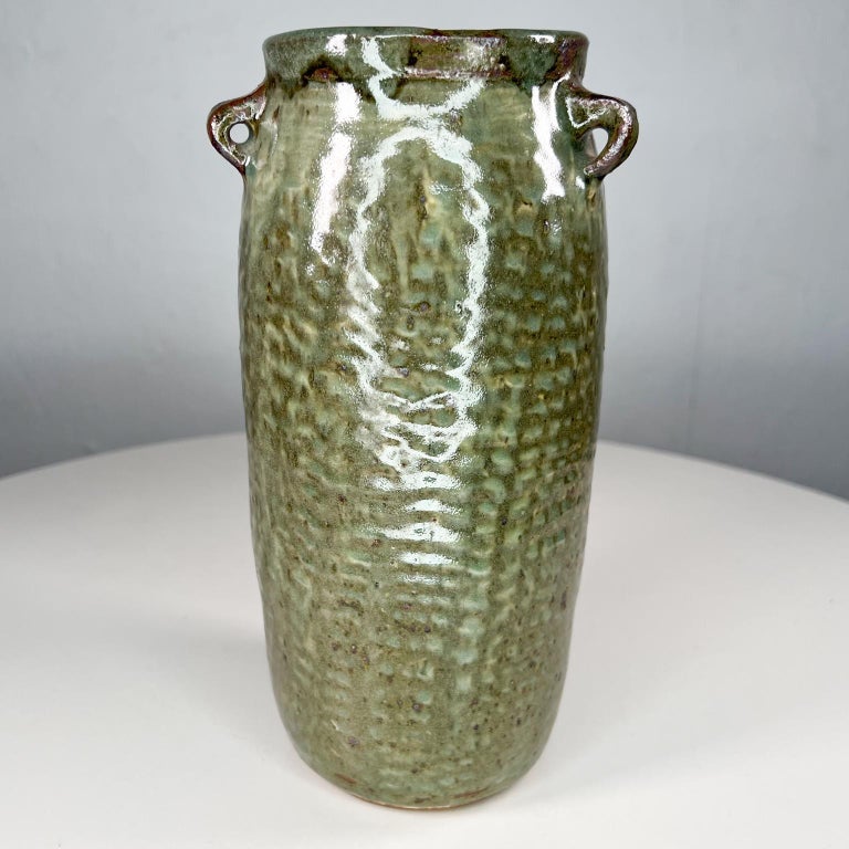 1970s Vivika and Otto Heino Studio Art Pottery Glazed Vase Ojai Calif ...
