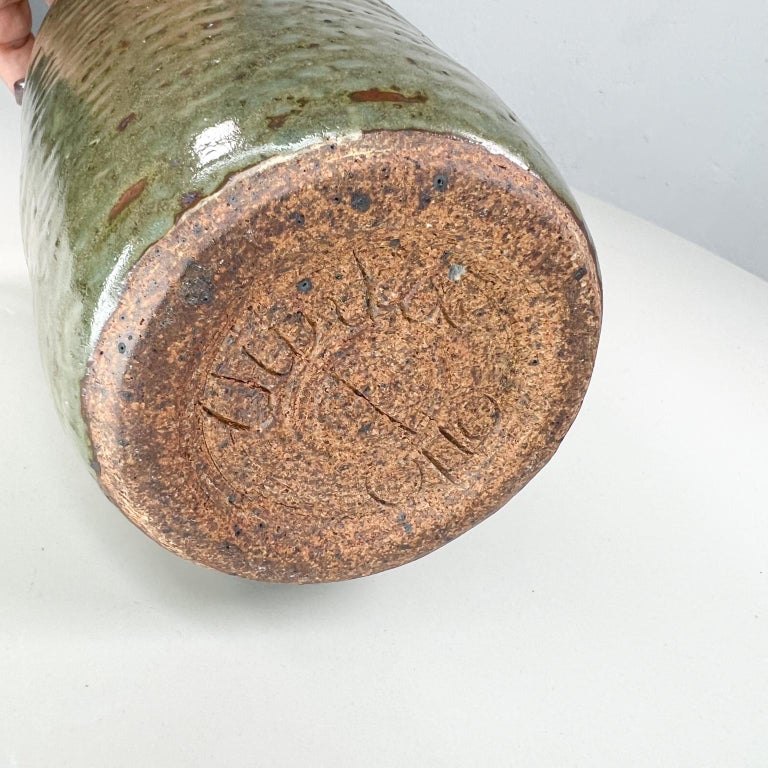 1970s Vivika and Otto Heino Studio Art Pottery Glazed Vase Ojai Calif ...