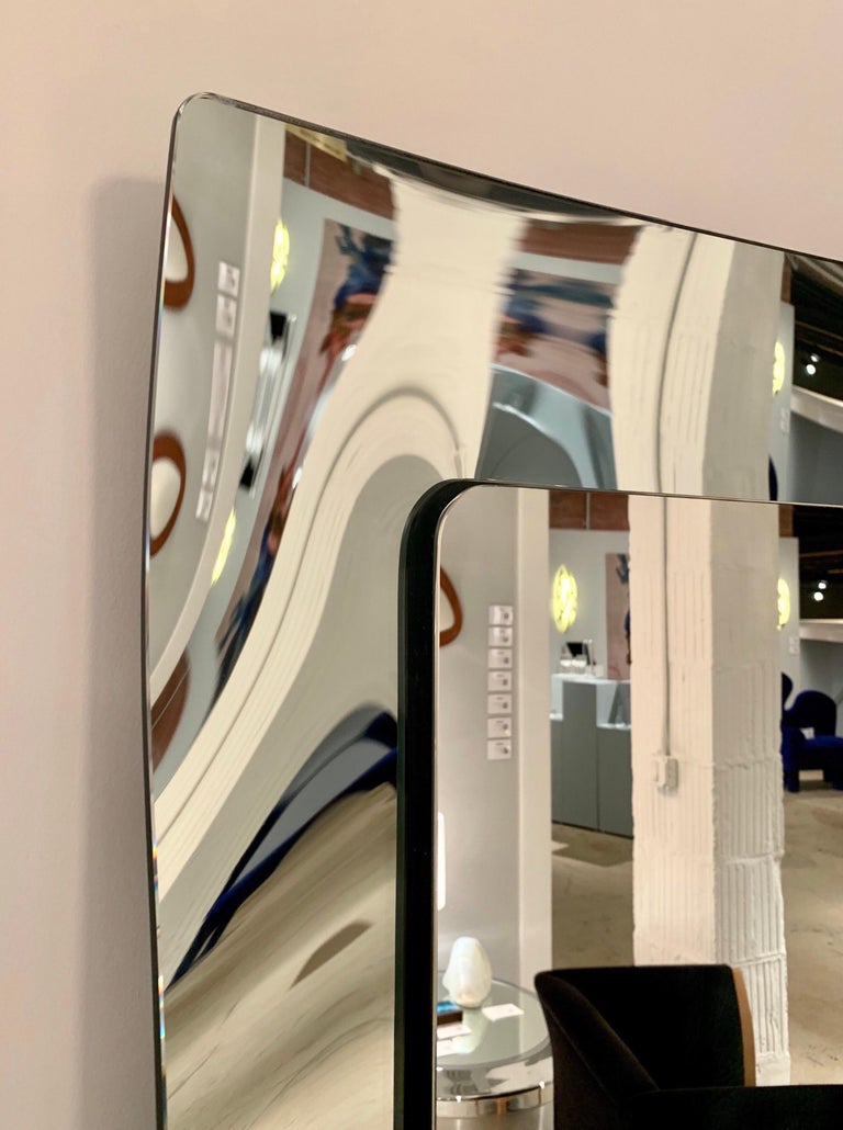 1970s Wavy Murano Glass Mirror at 1stDibs | 70s wavy mirror, wavy floor ...