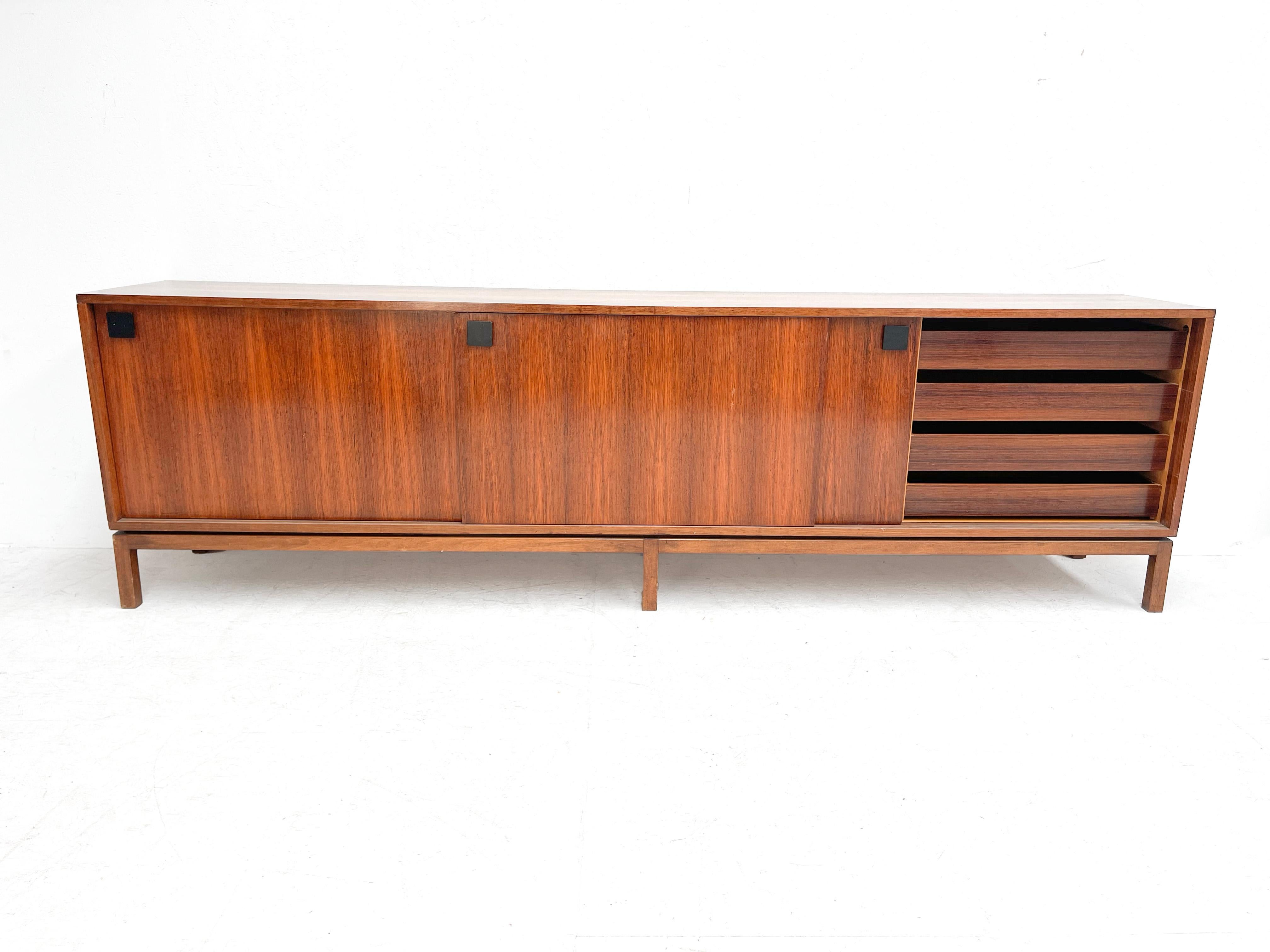 1970's XL Belgian Sideboard by Alfred Hendrickx for Belform For Sale at 1stDibs