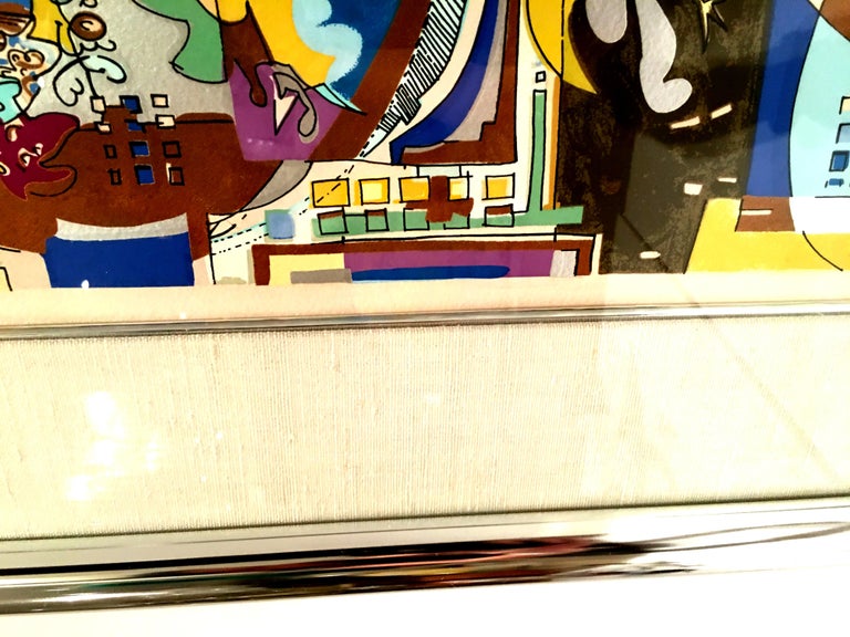 1970s "Yearn for Peace" Lithograph by, Yona Lotan Signed Artist Proof ...