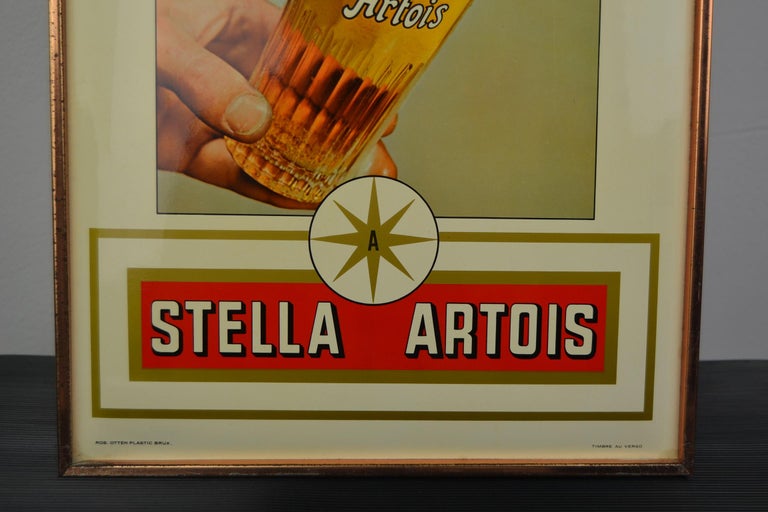 1971 Belgian Beer Sign for Stella Artois at 1stDibs