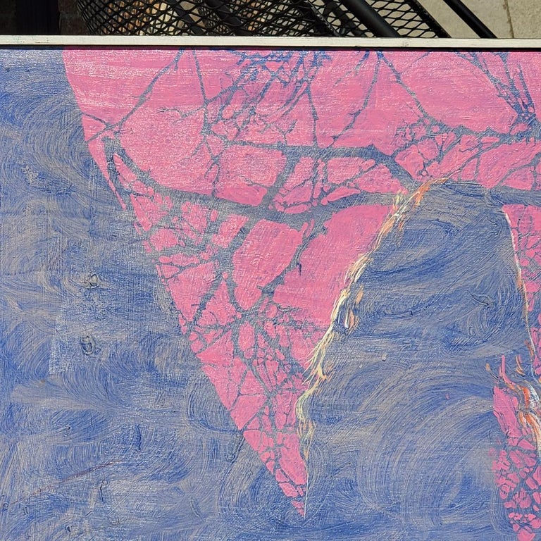 1971 Original Oil on Canvas by Artist Bruce Hasselle, Signed and Dated ...