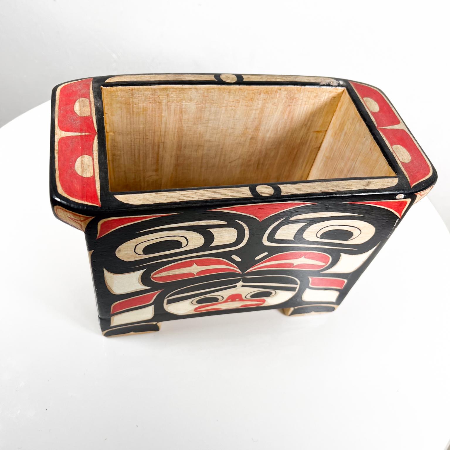 1972 Alaska Native Nations Bentwood Box David R Moore For Sale at 1stDibs