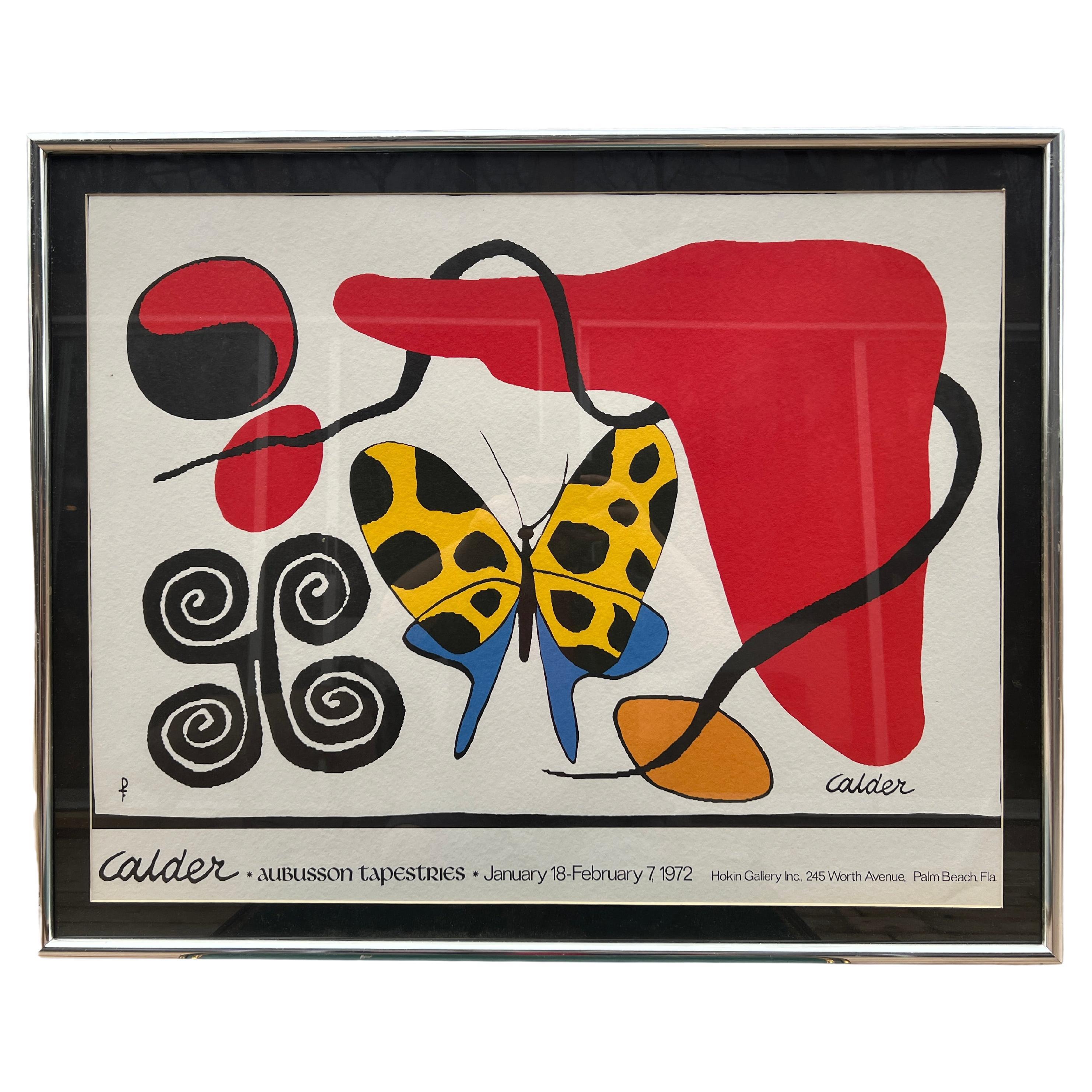 1972 Alexander Calder Vintage "Aubusson Tapestries" Modern Exhibition ...