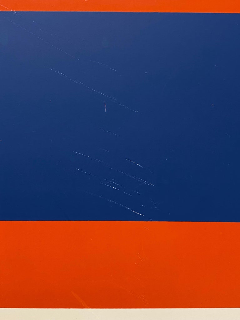 1972 Greg Copeland Hard Edge Abstract Screen Print For Sale at 1stDibs