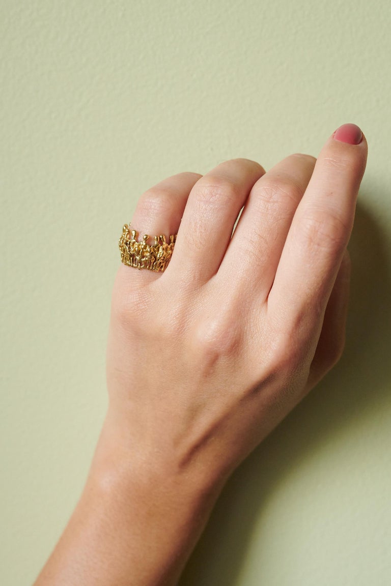 Stuart Devlin Yellow Gold "Caryatid" Ring 1972 at 1stDibs | stuart ...