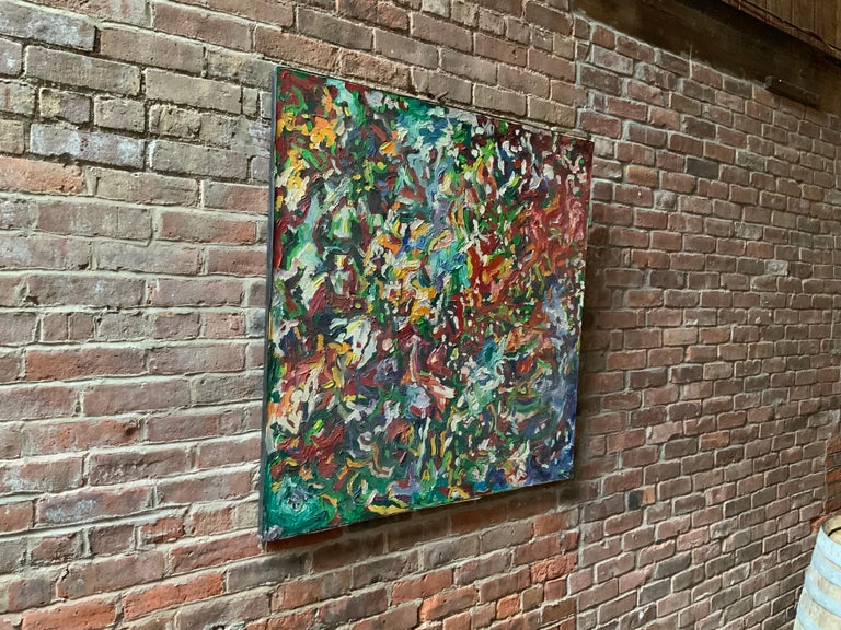 1973 Abstract Action Painting at 1stDibs