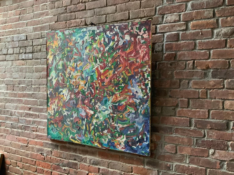 1973 Abstract Action Painting at 1stDibs