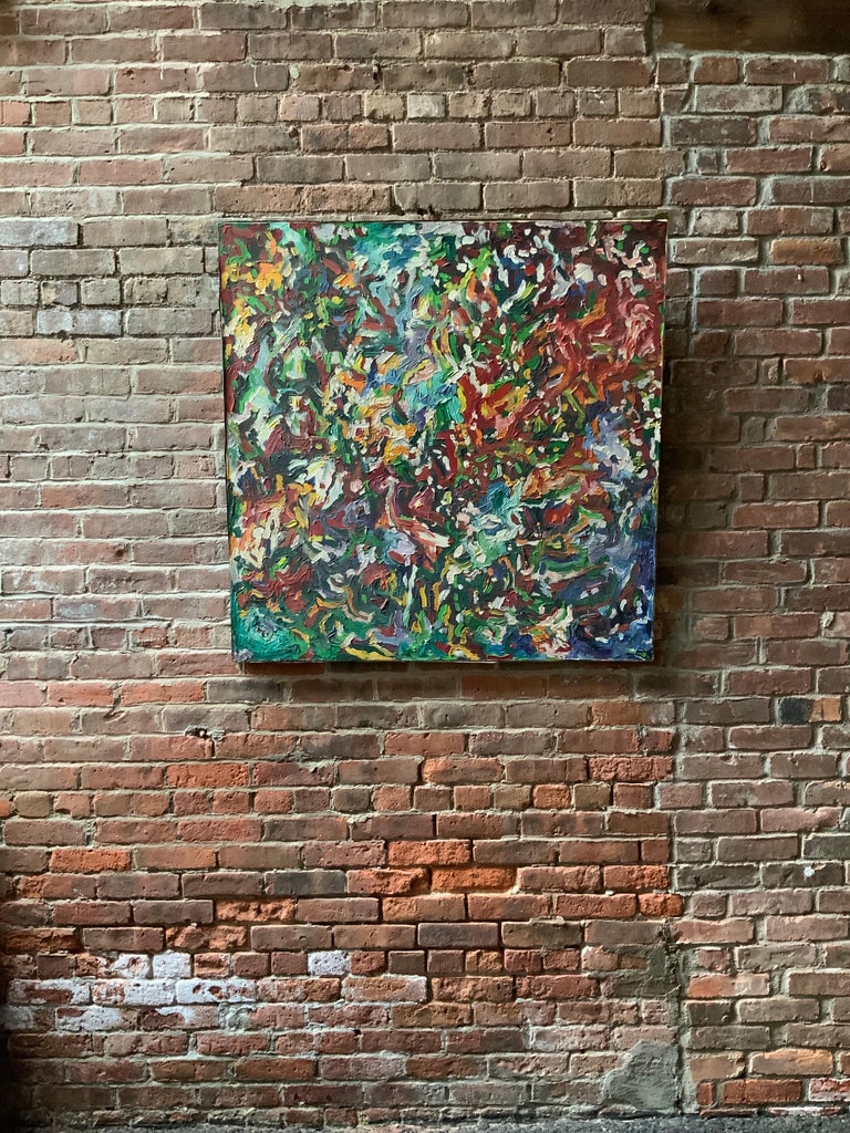 1973 Abstract Action Painting at 1stDibs