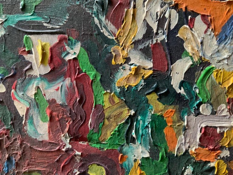 1973 Abstract Action Painting at 1stDibs